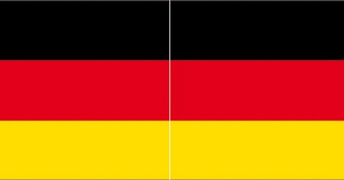 Magnet Bundesflagge – Retro Kühlschrank-Magnet
